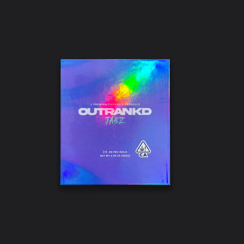 7 PACK .5 GRAM PREMIUM PREROLLS - BLUEBERRY SKITTLEZ – Outrankd Global